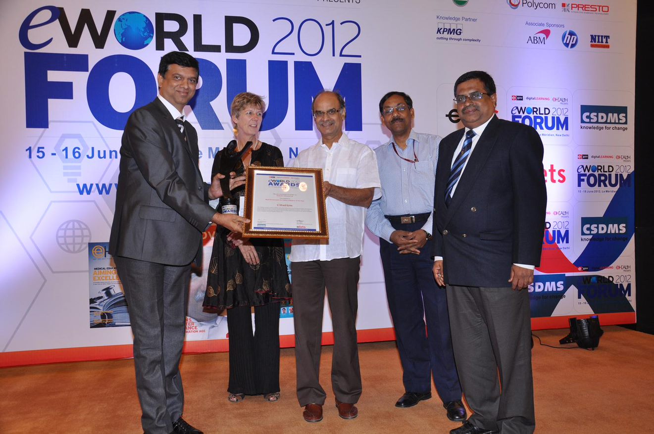 Sreeven's Smart PDS gets the Best Government to Citizen Initiative Award